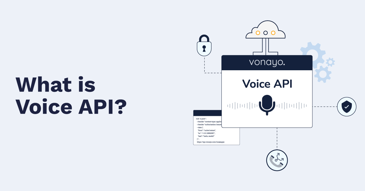 What is Voice API? A Guide | Vonayo